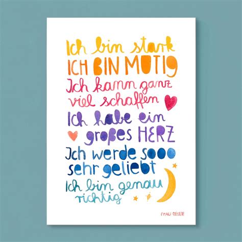 Print A4 Affirmation Frau Ottilie