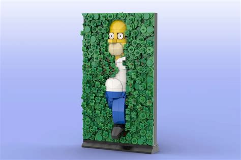 Homer Simpson Backing Into The Hedge Lego® Ideas
