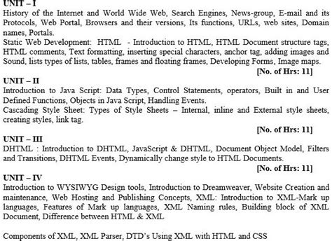 Web Tech Unit 1