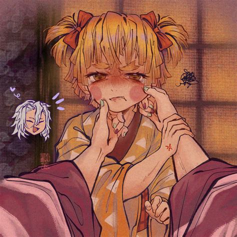 Gh0sttnacht Agatsuma Zenitsu Uzui Tengen Kimetsu No Yaiba Highres