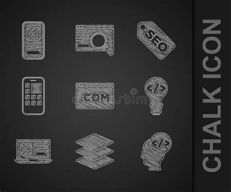 Set Ui Or Ux Design Layers Front End Development Mobile Apps Seo