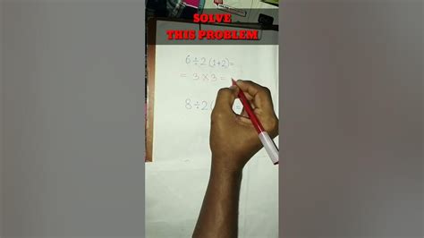 Solve This Math Problem 👍 Shorts Mathsshorts Math Youtube