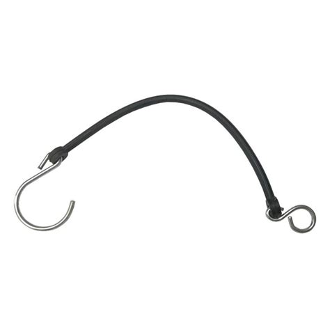 Rubber Trailer Strap 180mm 5mm Diameter Hook Ring 2 Pack