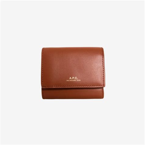 Buy A P C Lois Small Compact Wallet Terracotta Sasom