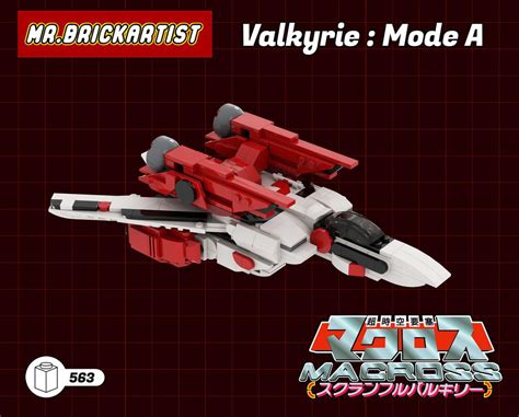 Lego Moc Robotech Macross Valkyrie A Ship Mode By Mrbrickartist Rebrickable Build With Lego