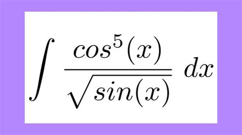 انتگرال مثلثاتی Youtube