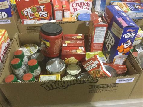 Box Of Assorted Groceries