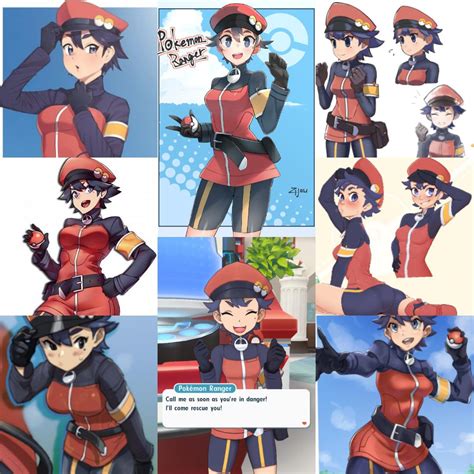 Shrunk By Pokemon Trainers Tomboy Ranger From Pokemon Masters