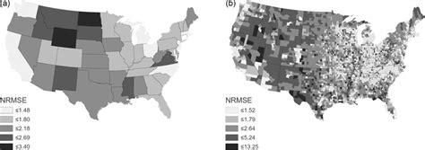 Nrmse Between Block Population Estimates And Block Population Census