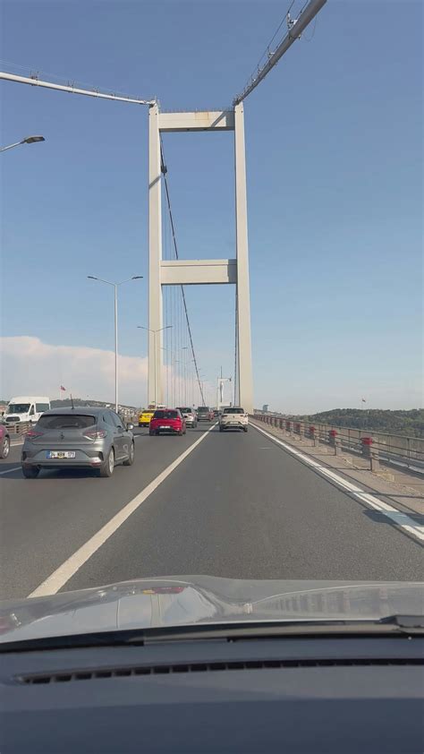 Aerial View Of Long Modern Bridge Over Ocean Free Stock Video Footage Royalty Free 4k And Hd