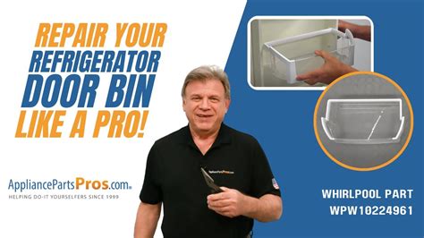 How To Replace Whirlpoolkitchenaidmaytag Refrigerator Door Bin
