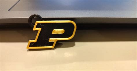 Purdue P Keychain By Brownzy03 Download Free Stl Model