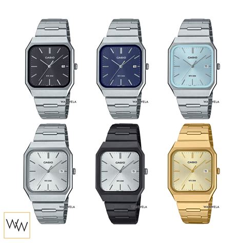 ของแท้ นาฬิกาข้อมือ Casio ผู้ชาย รุ่น Mtp B185d สายสแตนเลสส Shopee