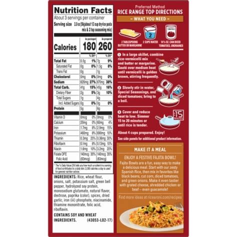 Rice A Roni® Spanish Rice 6 8 Oz Fred Meyer
