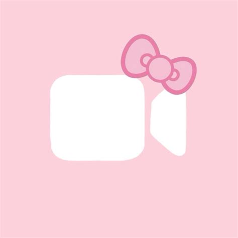 Hello Kitty Facetime App Icon