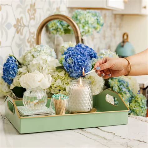 Greenleaf Hydrangea Flower Diffuser Floral Reed Diffuser