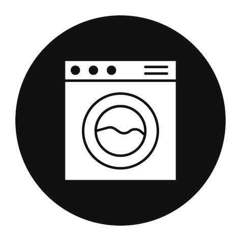 Premium Vector Washing Machine Vector Illustration