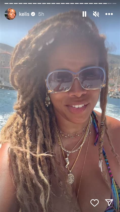 Kelis Vacations In Greece Amid Bill Murray Dating Rumors