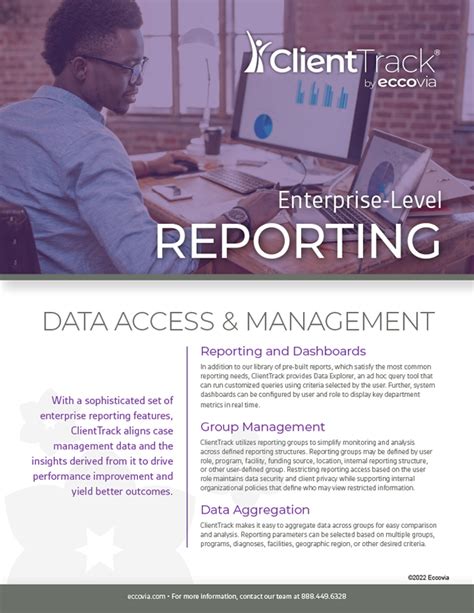 Enterprise Level Reporting Clienttracks Reporting Suite