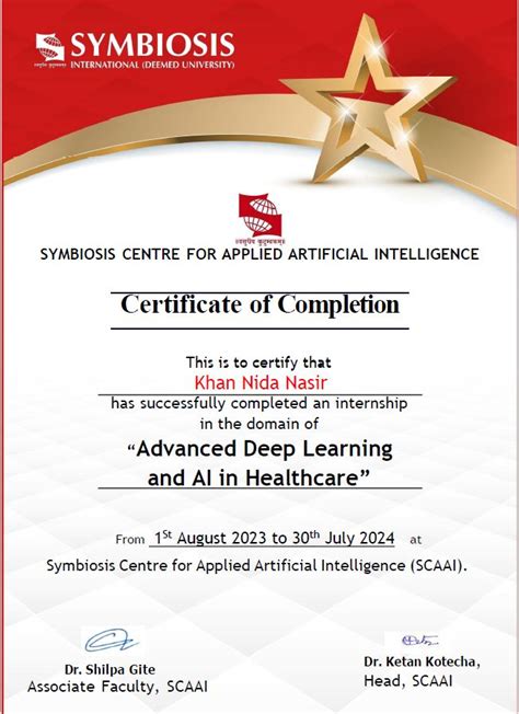 Artificialintelligence Deeplearning Internship Healthcare