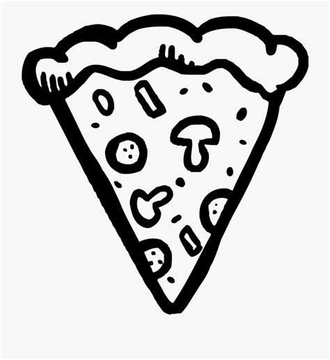 Pizza Vector Black And White At Collection Of Pizza