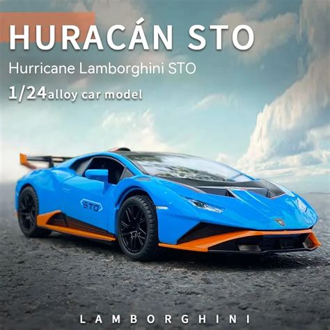 1 24 Scale Lamborghini Sto Alloy Model Car Ultimate Supercar Replica