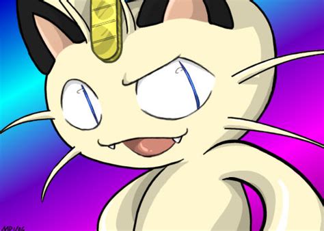 Meowth Model By Sharpjet On Deviantart