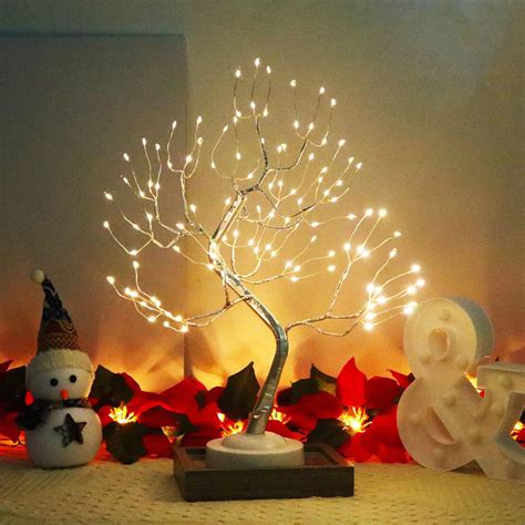 The Holiday Aisle® 20 Led Lighted Tabletop Trees Bonsai And Reviews