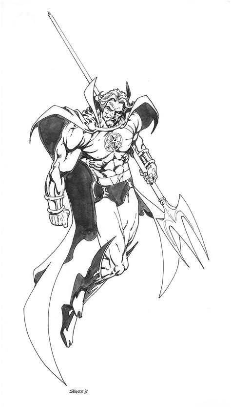 Marvel Daimon Hellstrom Aka Hellstorm Bartsearsart