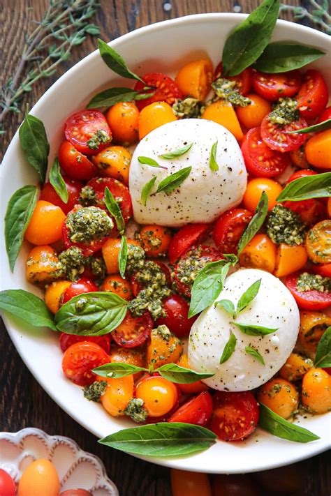 Tomato Burrata Salad Julias Album