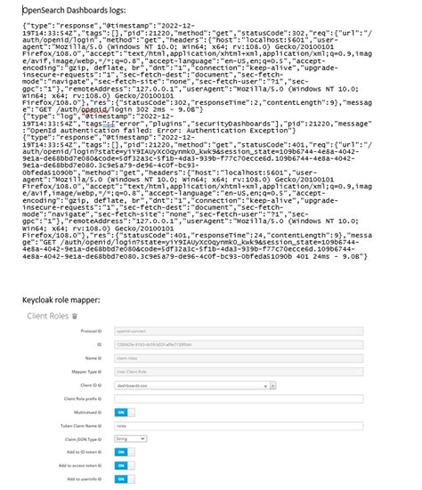 Opensearch Dashboards Returning 401 Error When Using Keycloak As Idp Security Opensearch