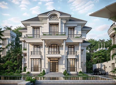 Neoclassical Villa On Behance
