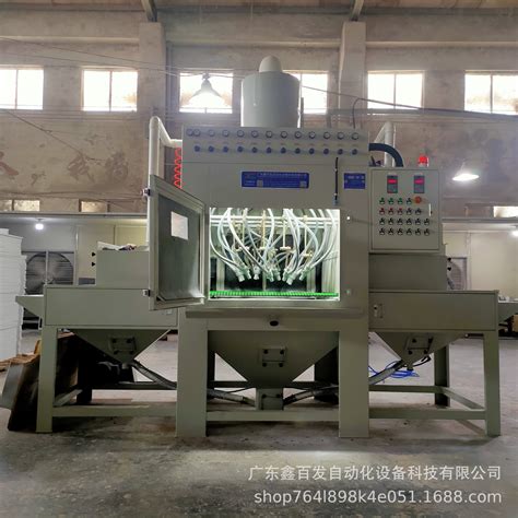2023款自动喷砂机铝制品表面喷砂机工艺品压铸件自动输送式喷砂机 阿里巴巴