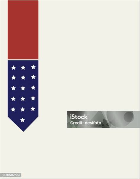 미국 국기 디자인의 별으로 왼쪽 테두리가있는 오프 화이트 또는 크림 색 배경의 수직 벡터 그림 퇴역군인에 대한 스톡 벡터 아트 및 기타 이미지 Istock