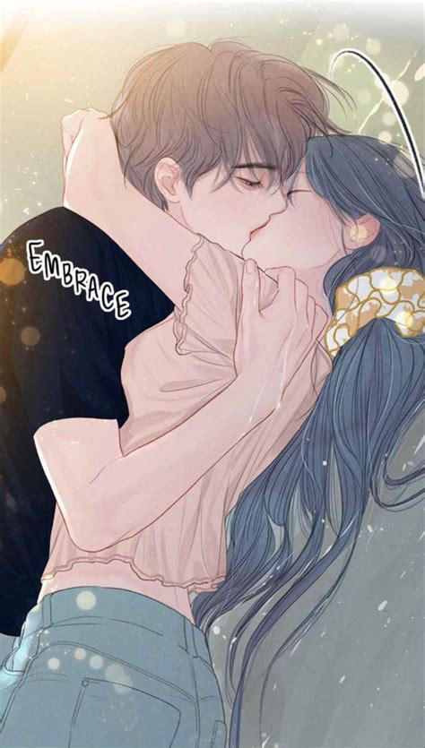 Anime Couples Kissing And Hugging