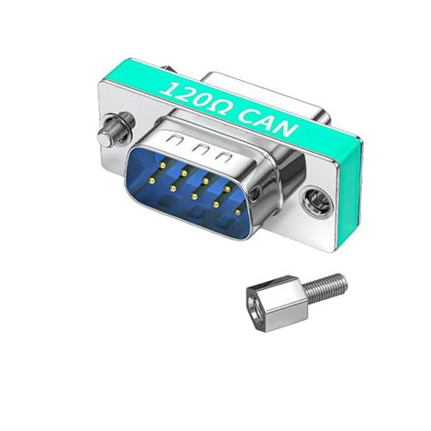 Db9 Male To Female Built In 120 Ω Ohm Can Bus Terminating Resistor Compucableplususa