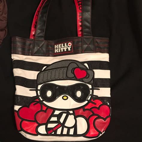 Hello Kitty Tote 👜 Red Tote Fashion Tote Shopping Outfit