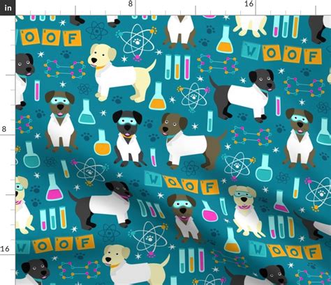 Lab Assistant Fabric Spoonflower