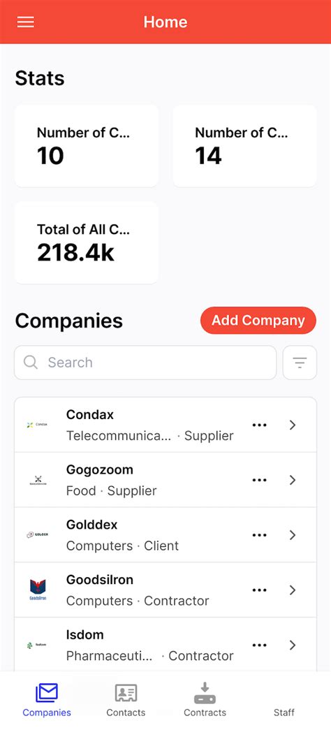 Glide Templates Company Crm Create A No Code App