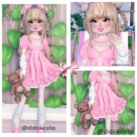 Dti Dollcore Outfit Pink Outfit Dollcore Outfits Cute Pink Outfits