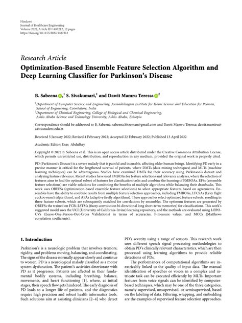 Pdf Optimization Based Ensemble Feature Selection Algorithm And Deep