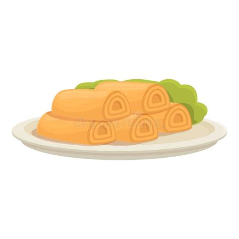 Spring Roll Icon Stock Illustrations 955 Spring Roll Icon Stock