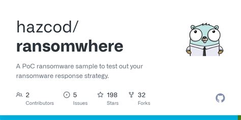 GitHub Hazcod Ransomwhere A PoC Ransomware Sample To Test Out Your Ransomware Response Strategy
