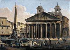 Categoryexterior Of Pantheon Rome In Art Wikimedia Commons
