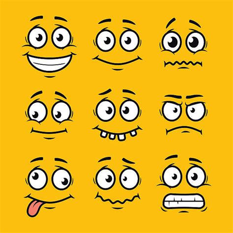 67500 Exaggerated Facial Expression Stock Illustrations Royalty Free