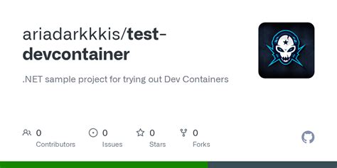 Github Ariadarkkkistest Devcontainer Net Sample Project For Trying Out Dev Containers