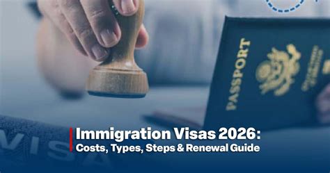 Immigration Visas 2026 Costs Types Steps And Renewal Guide