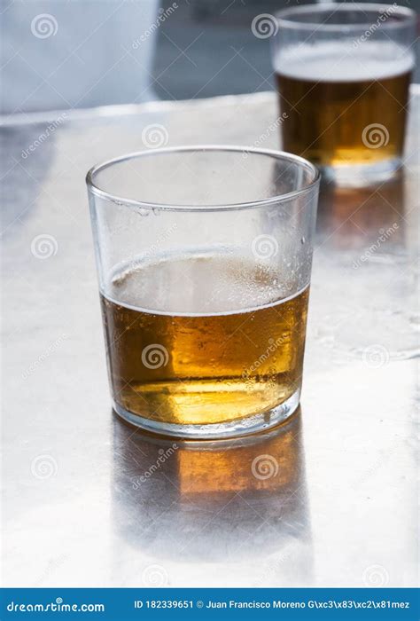 Beer Cane Stock Image Image Of Bubbles Glass Cool 182339651