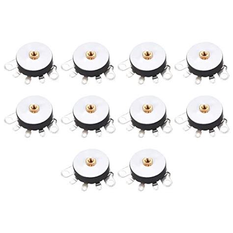 Uxcell Wheel Potentiometer With Switch 10k Ohm Variable Resistors