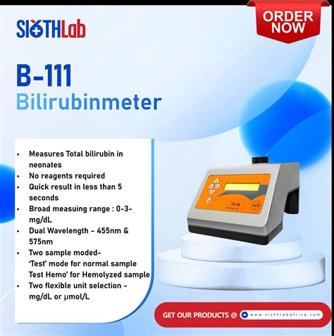 Sixthlab Africa B 111 Bilirubinmeter Fast Accurate And Non Invasive Neonatal Jaundice